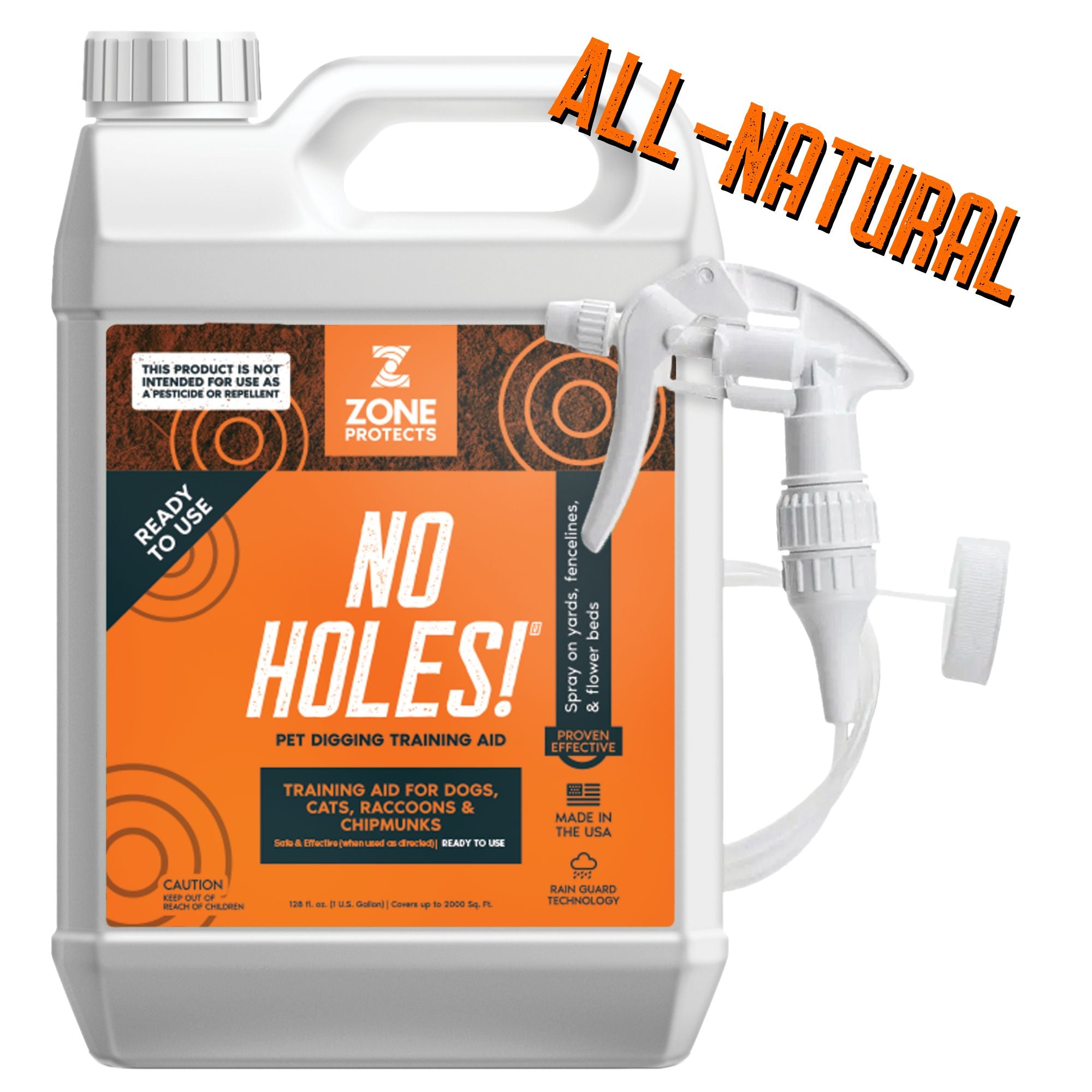 No Holes! Digging Prevention Gallon Trigger Sprayer – Zone Protects