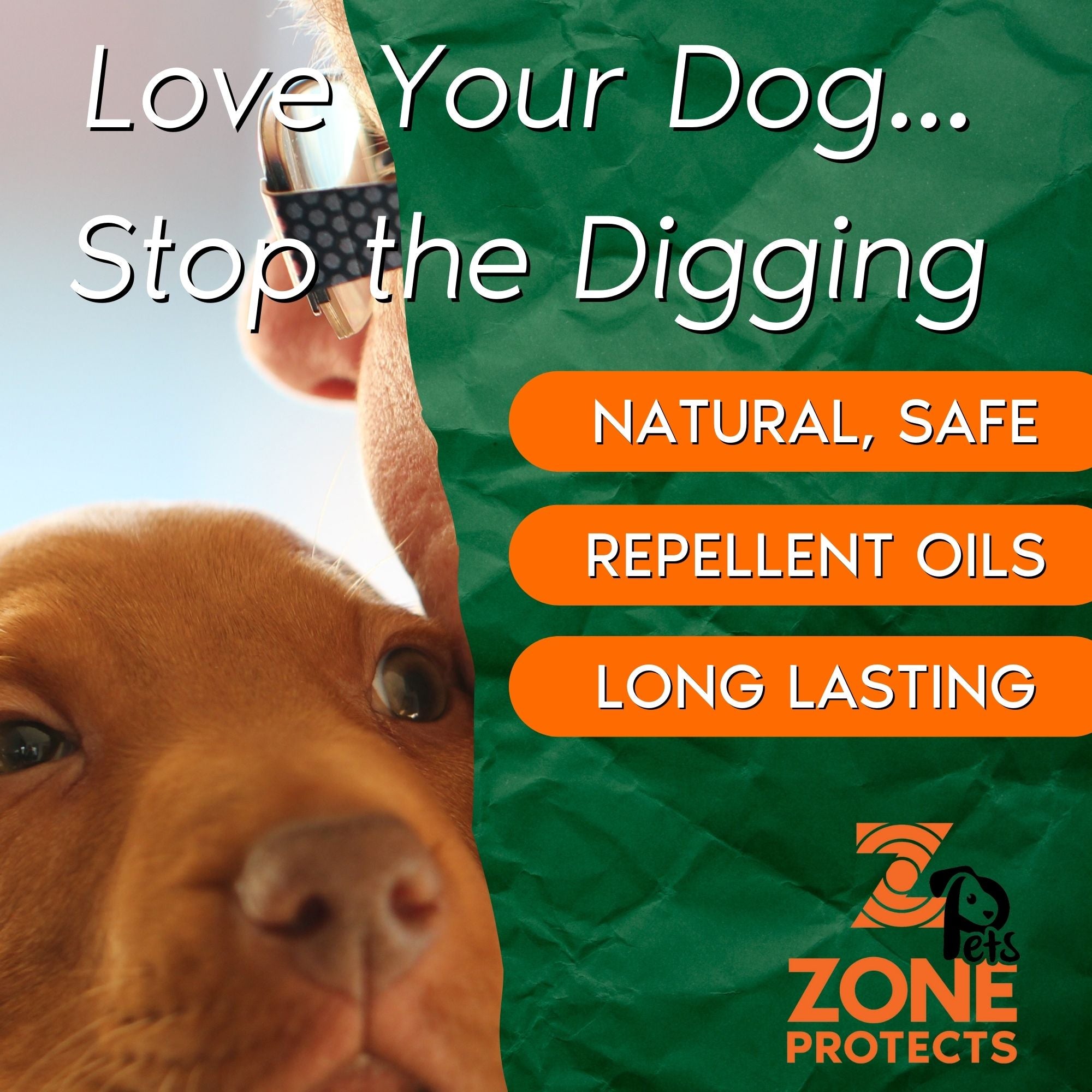 No Holes! Digging Prevention Spray 32oz - Zone Protects