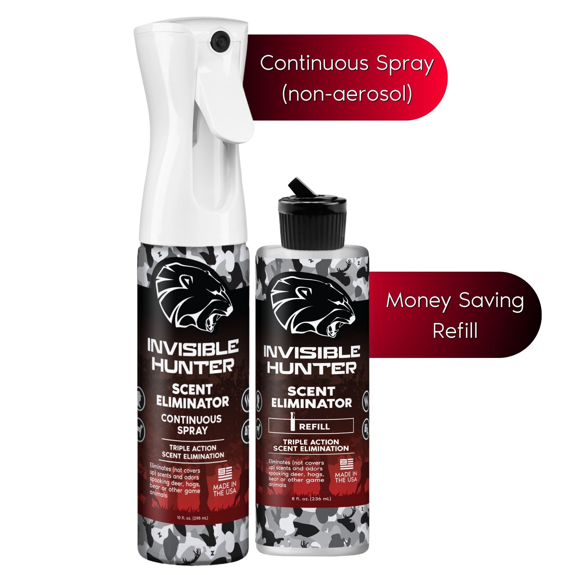 Invisible Hunter Scent Eliminator Continuous Spray – Zone Protects