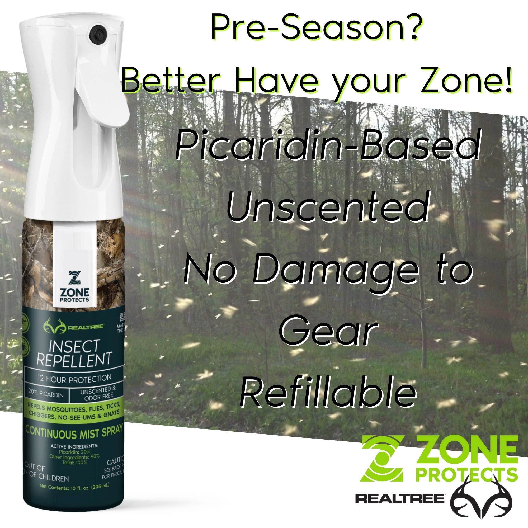 Hunter's Insect Repellent with Picaridin – Zone Protects