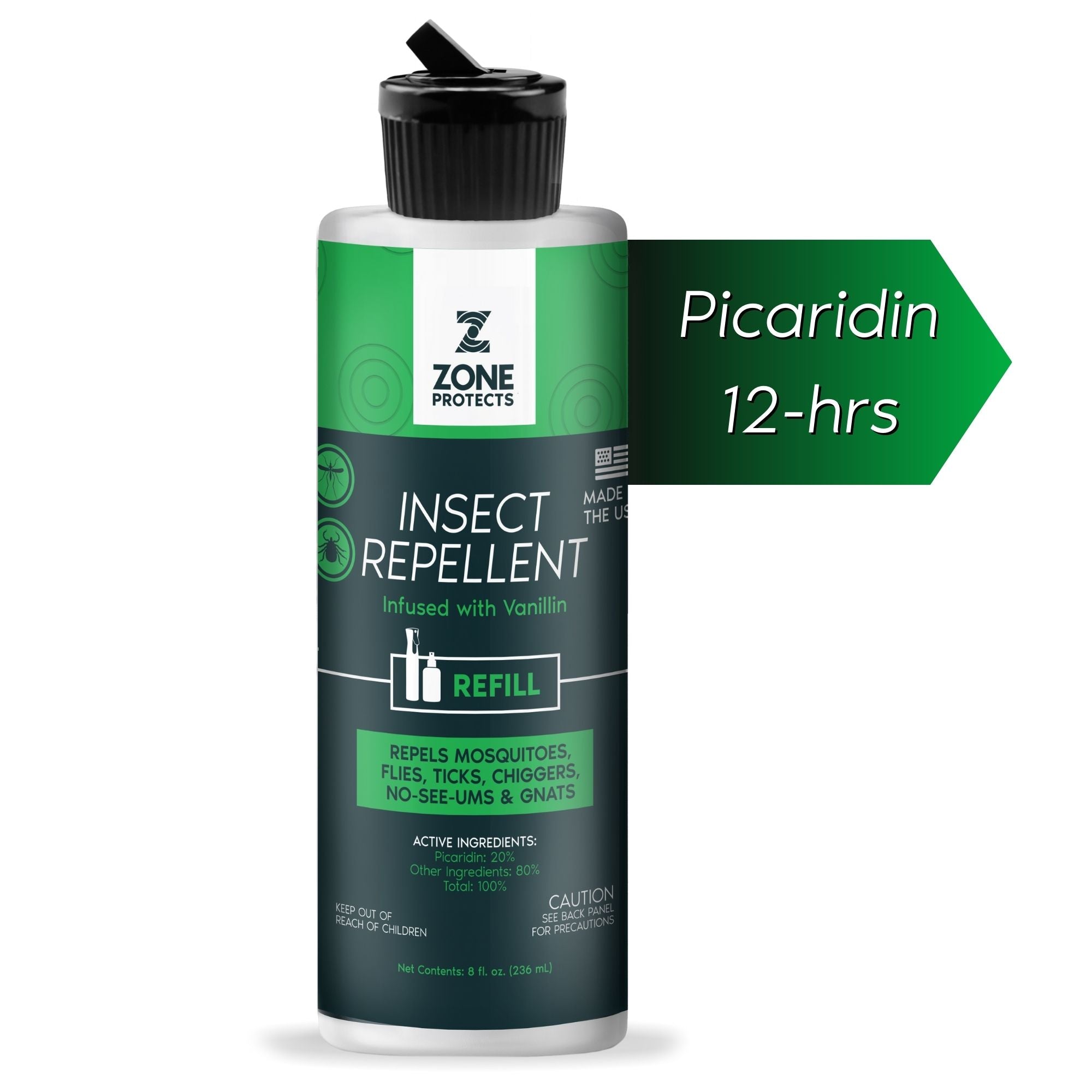 Picaridin Insect Repellent Refill – Zone Protects