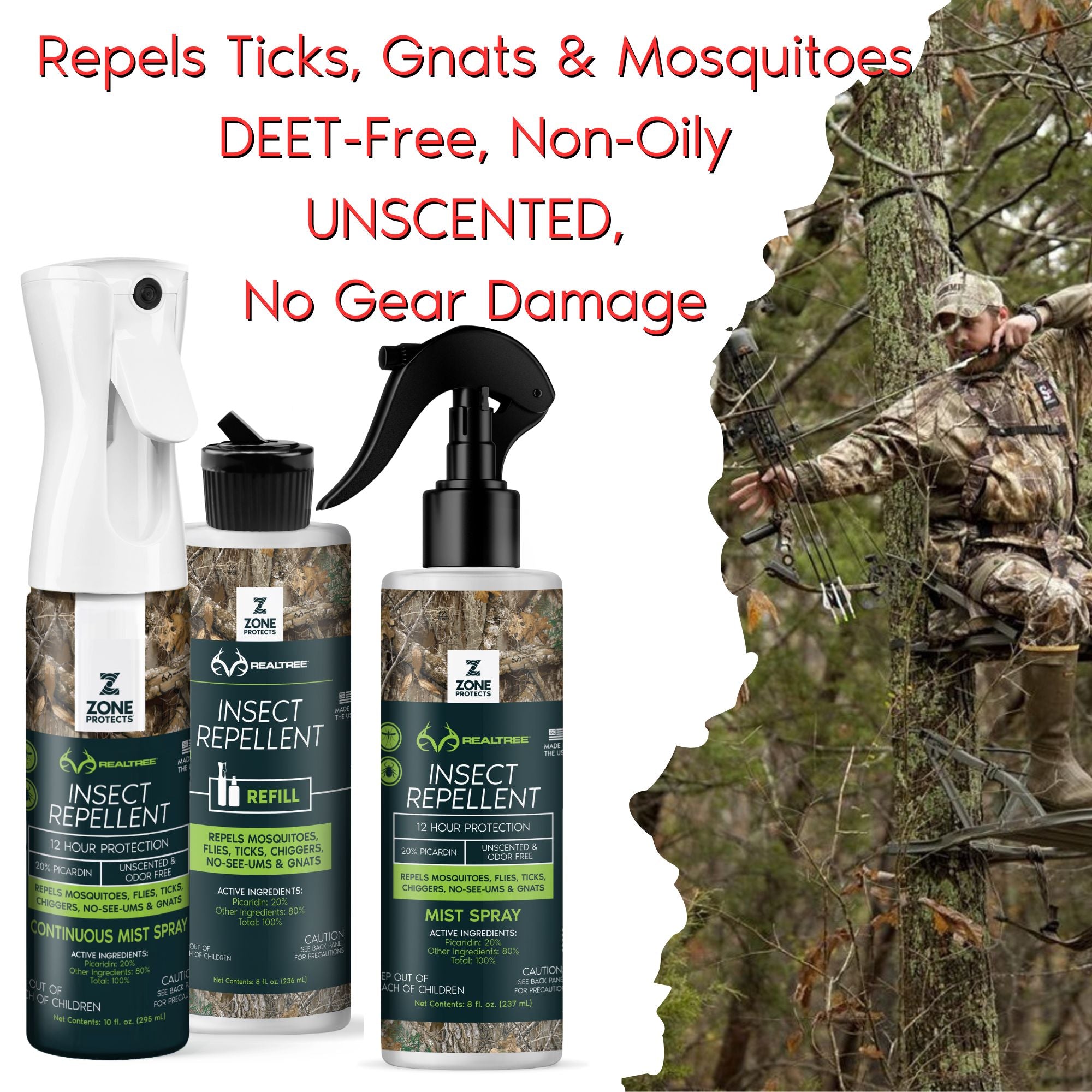 Hunter's Insect Repellent with Picaridin – Zone Protects