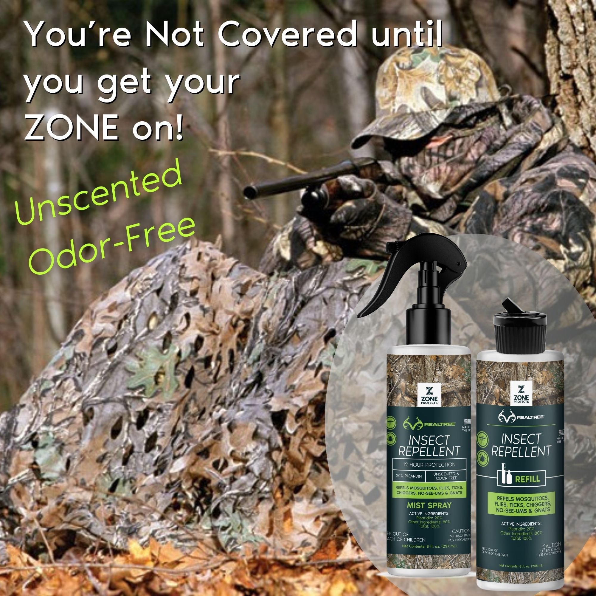 Hunter's Insect Repellent with Picaridin – Zone Protects